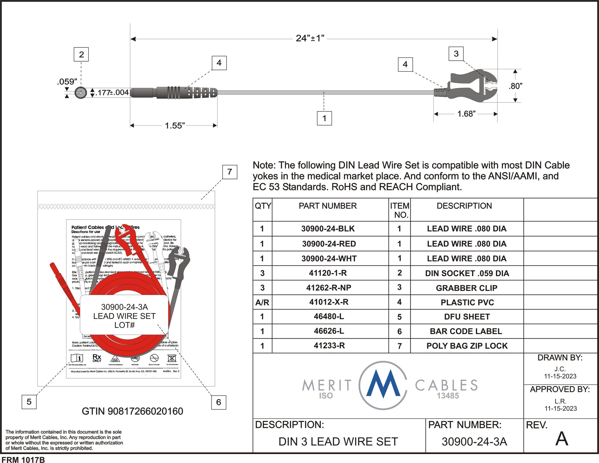 30900-24-3A – Custom Cable Assembly Manufacturing Solutions | Merit ...