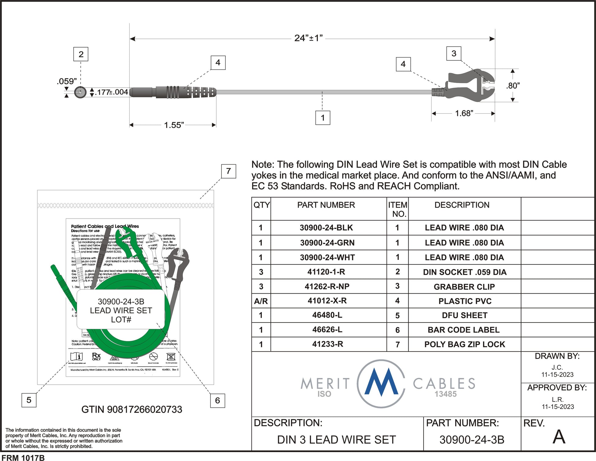30900-24-3B – Custom Cable Assembly Manufacturing Solutions | Merit ...